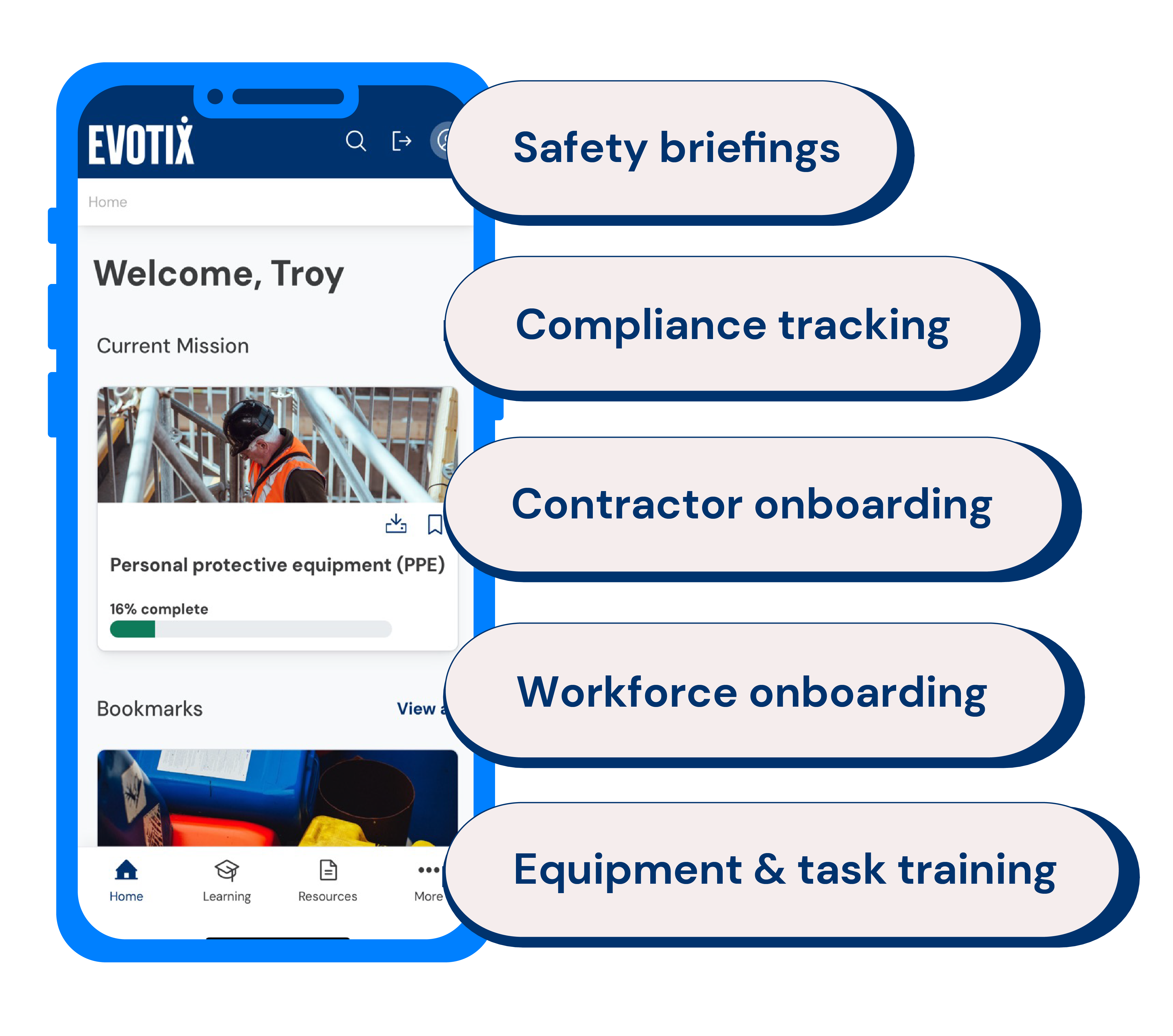 Learn EHS Training and E-Learning App | Evotix